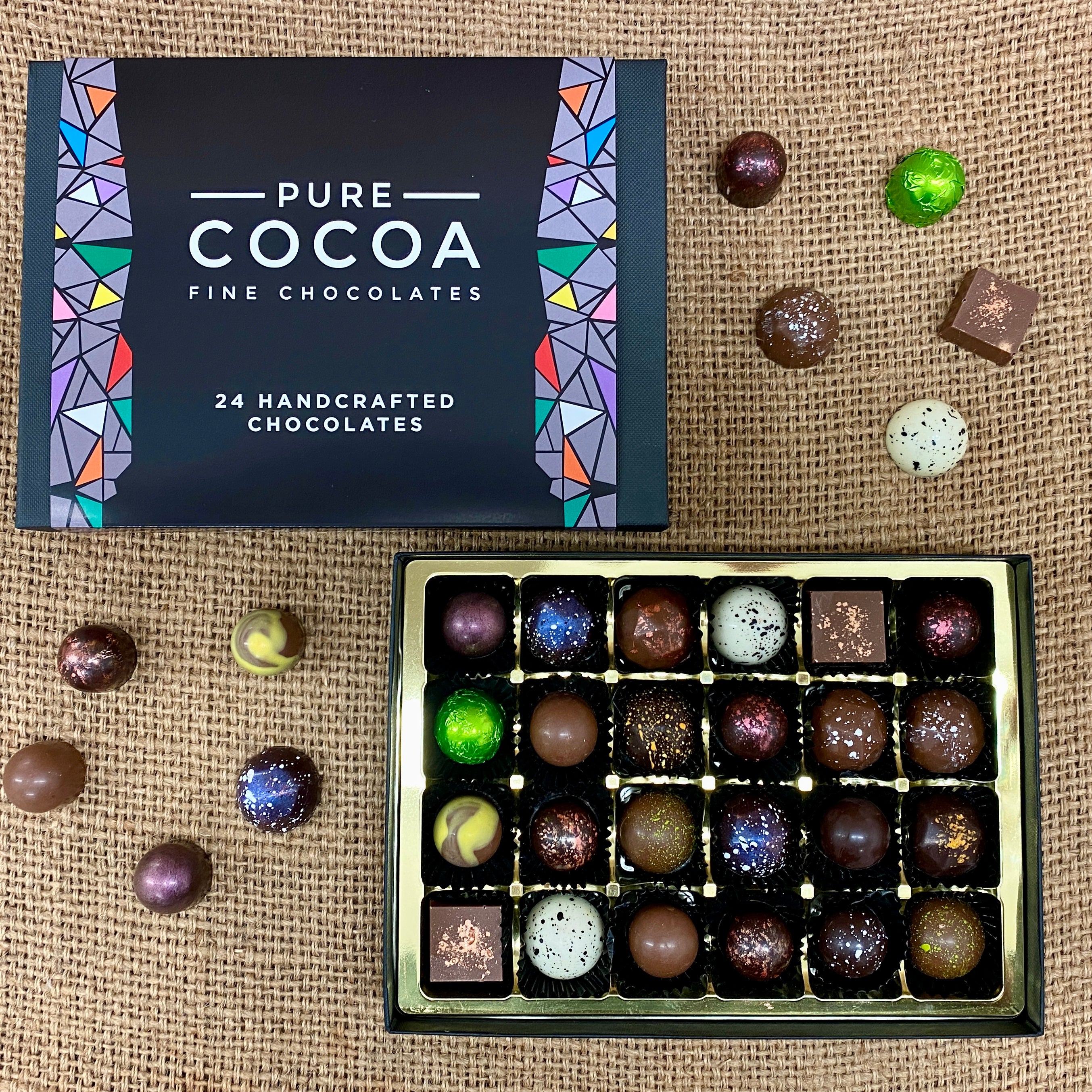 Large Fresh Selection Box – Pure Cocoa Fine Chocolates